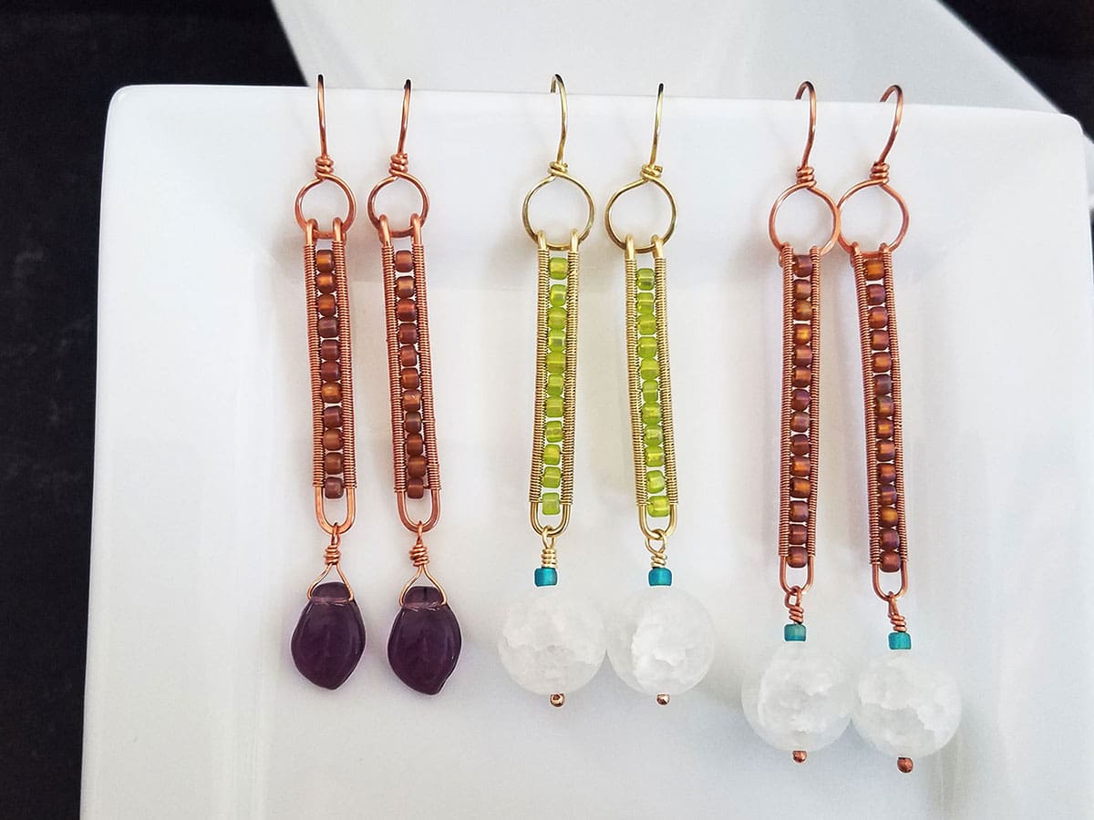 Easy Modern Stick Earrings - Door 44 Studios