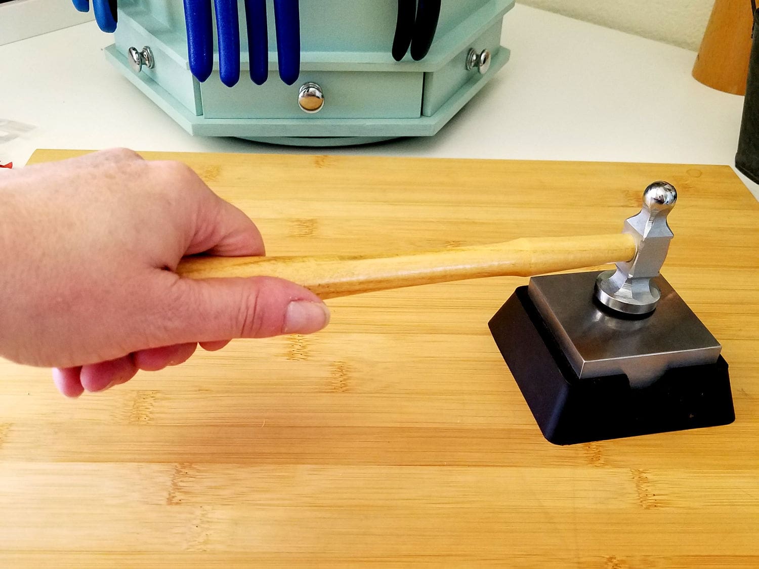How to Use a Chasing Hammer to Form Wire - Door 44 Studios