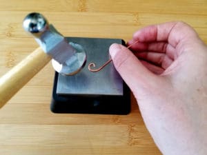 How to Use a Chasing Hammer to Form Wire - Door 44 Studios